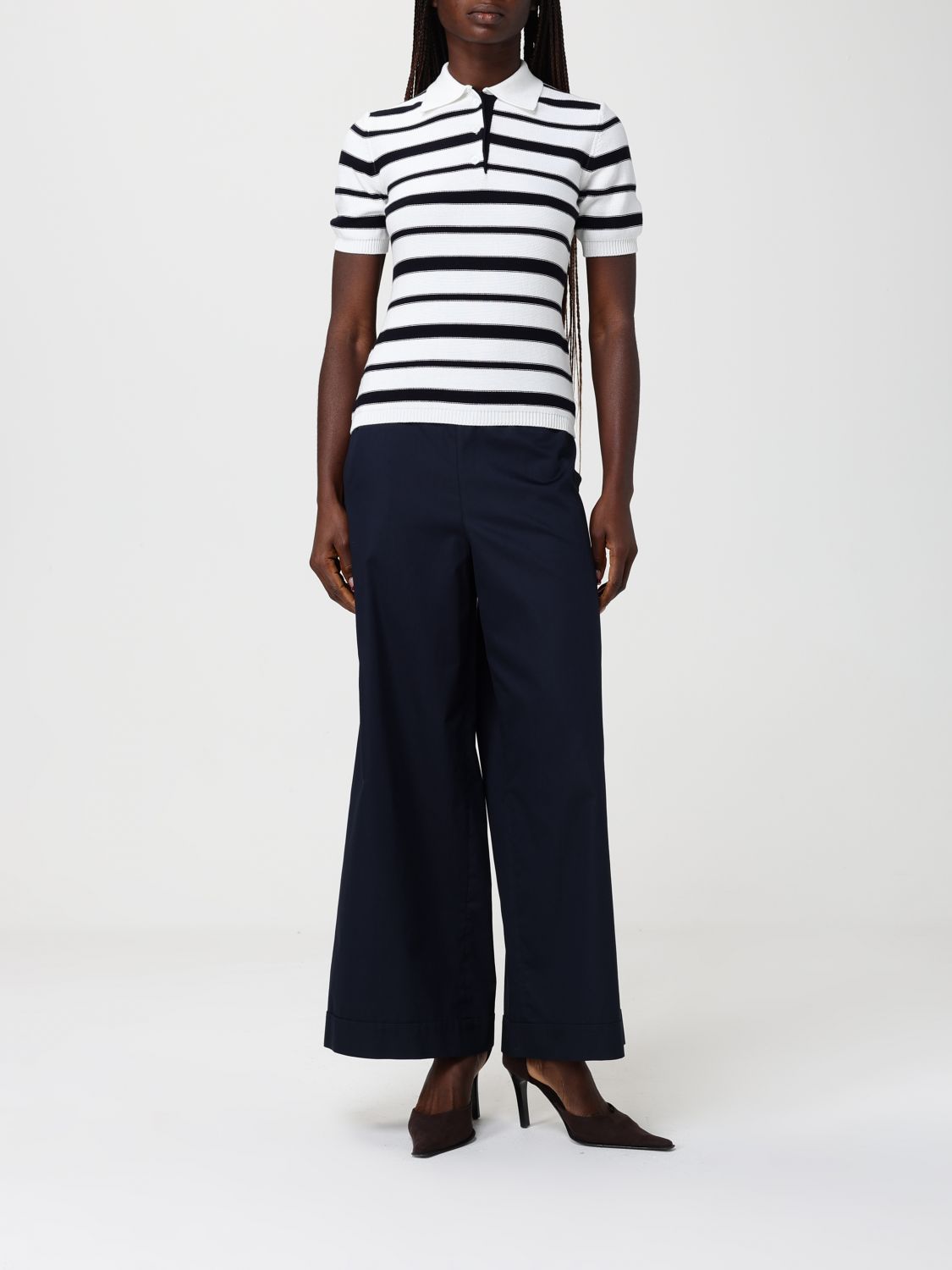 MAX MARA Cotton Knit Polo Shirt